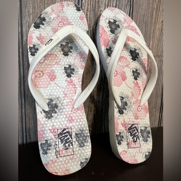 Vans | Shoes | Vans Ultra Cush Flip Flop Sandals Womans Size 8 | Poshmark